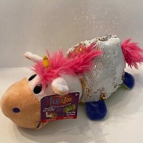 Toys | Flipazoo Stuffed Animal Unicorn And Dragon Two Pets In One ...